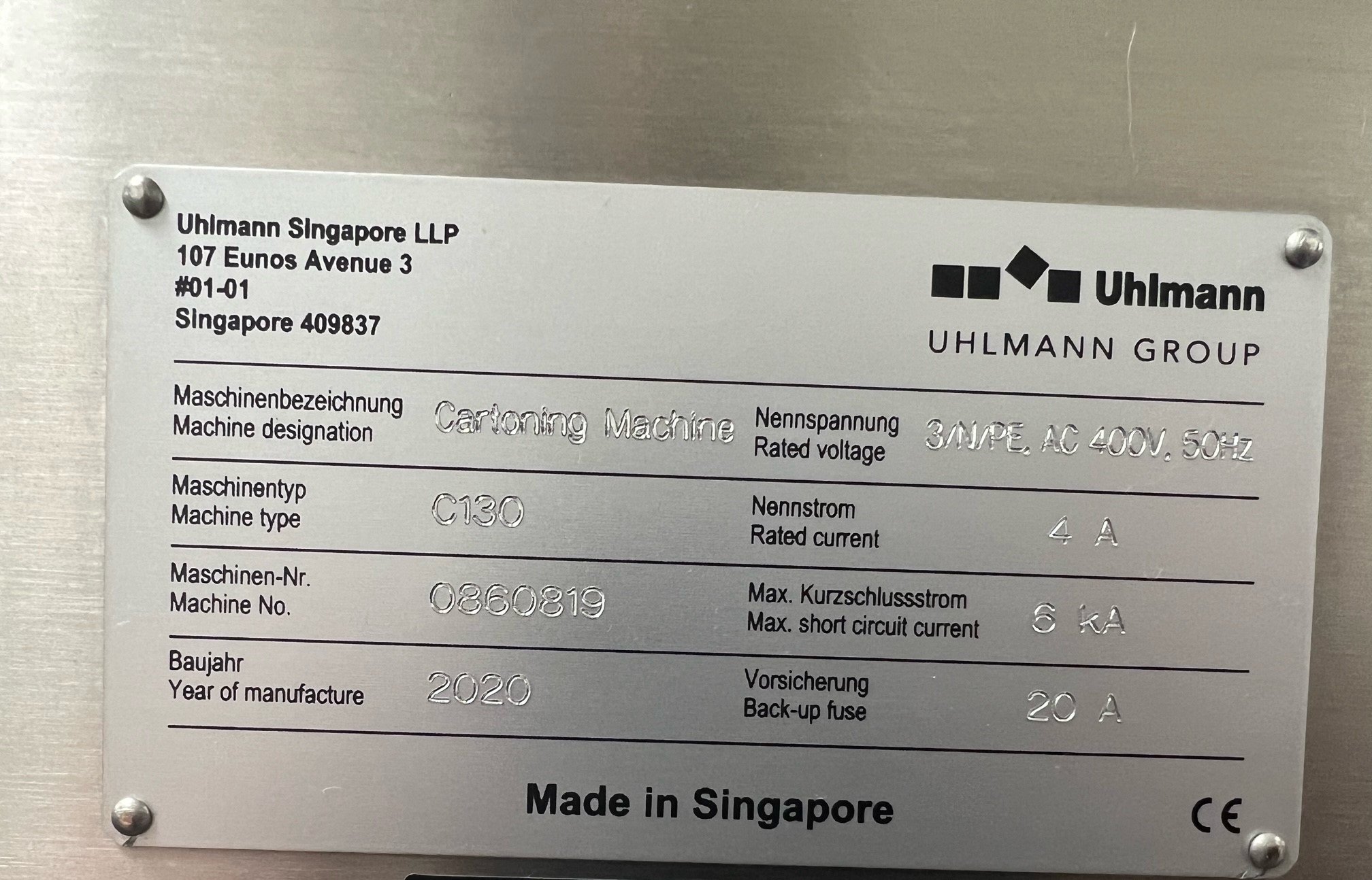 Tablet/Capsule Blister Packing & Cartoning Line – Uhlmann B1240 & C130 ...